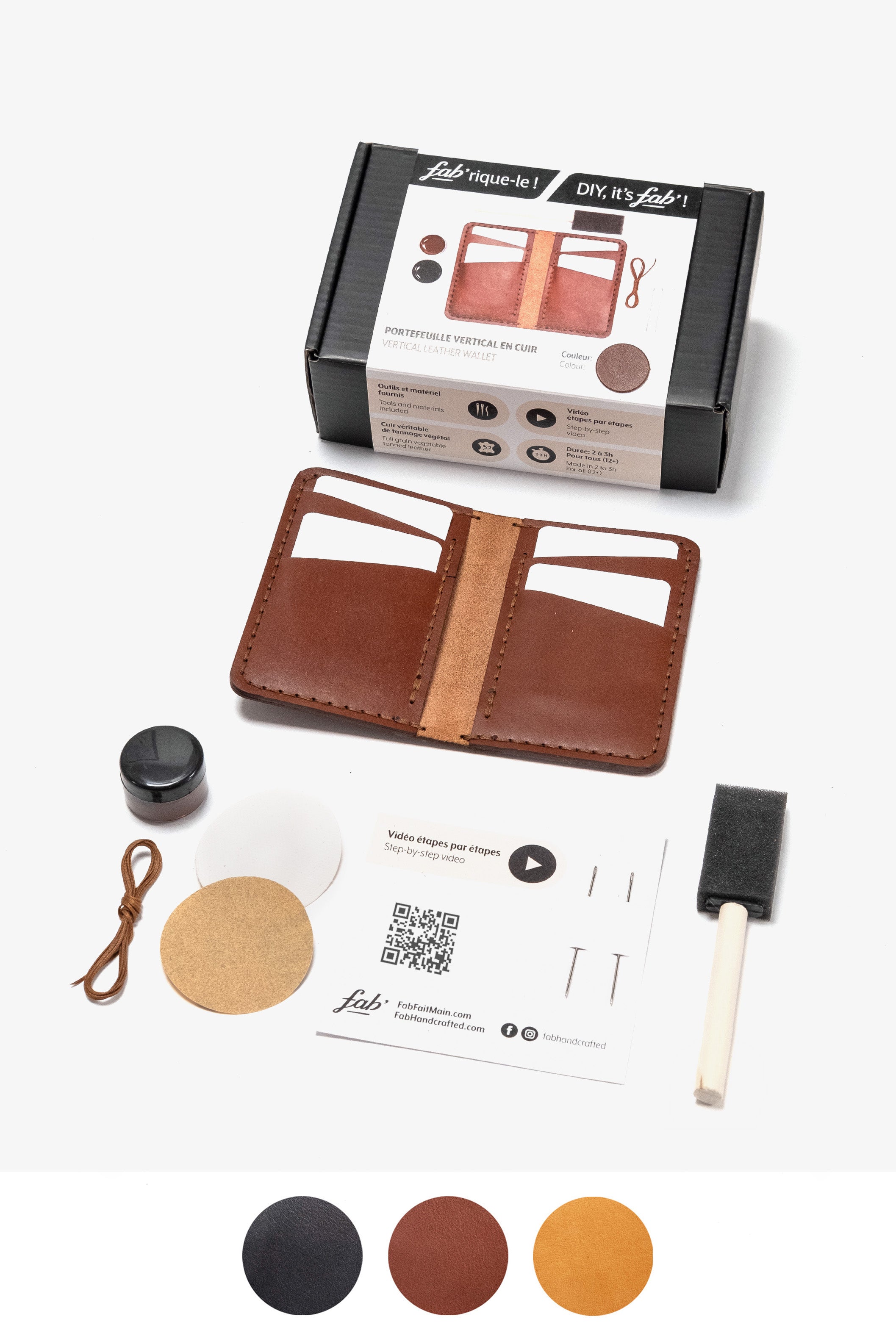 DIY vertical leather wallet DIY vertical leather wallet